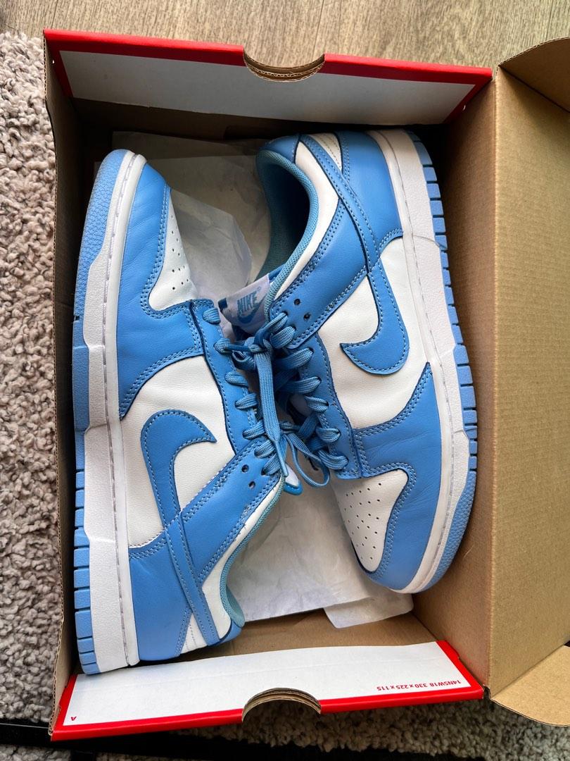 *steal* nike unc dunk low, Men's Fashion, Footwear, Sneakers on Carousell