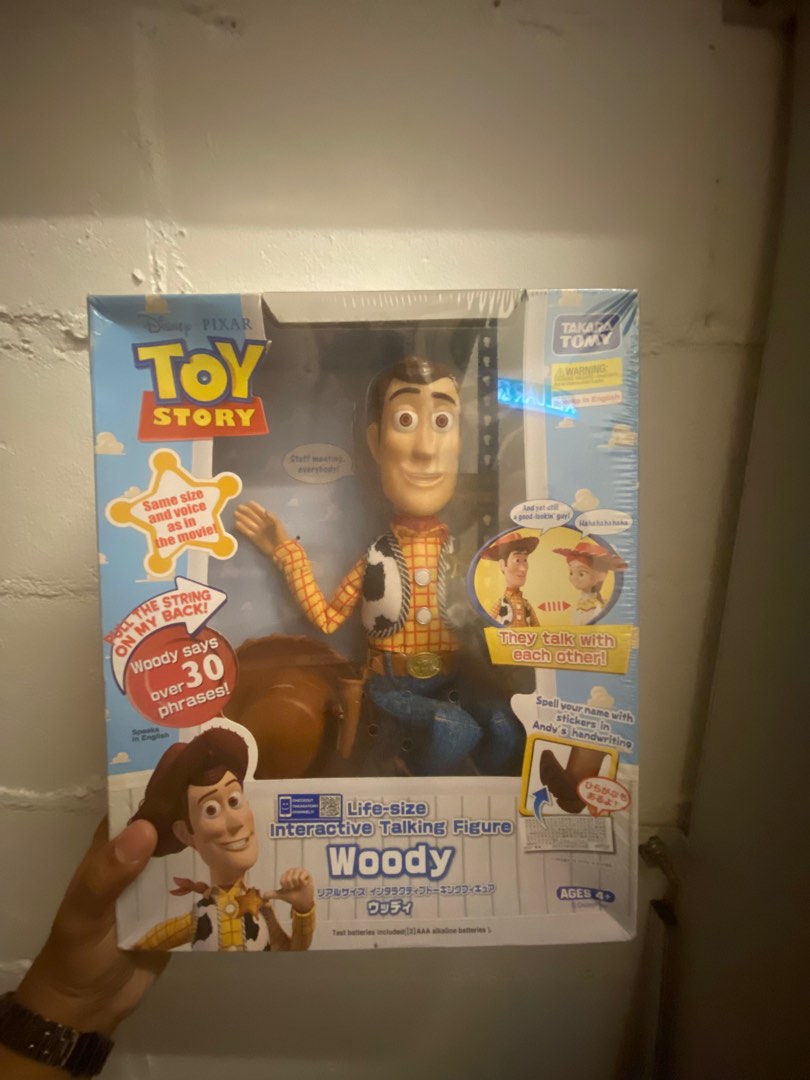 Takara Tomy Disney Toy Story Realistic Size Interactive Talking Figure ...