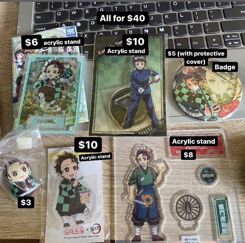 Tanjiro demon slayer kny official merch set, Hobbies & Toys ...