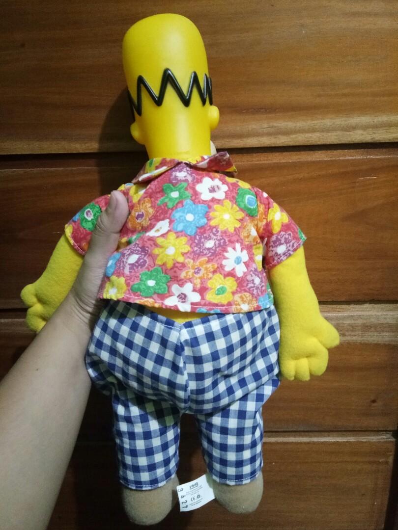 The Simpsons Homer Doll Hawaiian Shirt Plush, Hobbies & Toys, Toys ...