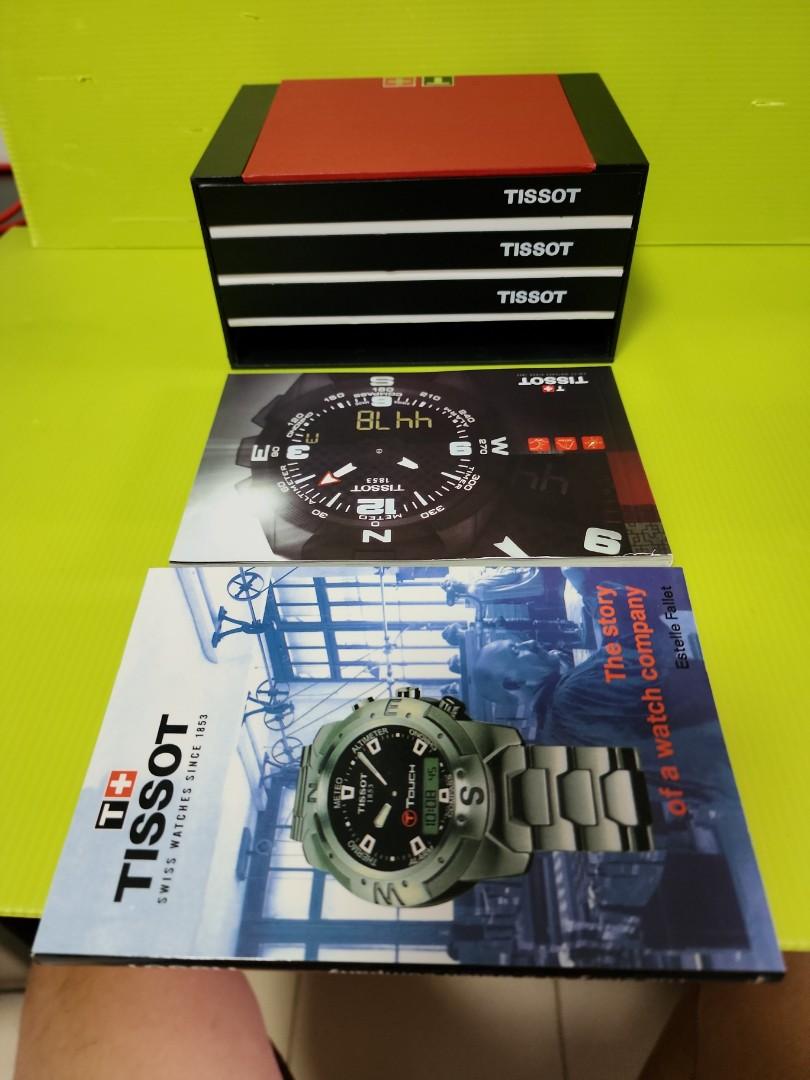 TISSOT watch box, Women's Fashion, Jewelry & Organisers, Accessory ...