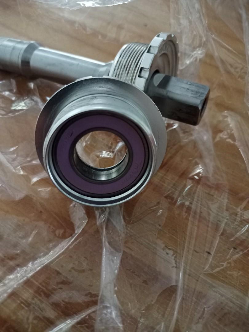 Titanium BSA english threaded square tapered ceramic bottom bracket ...