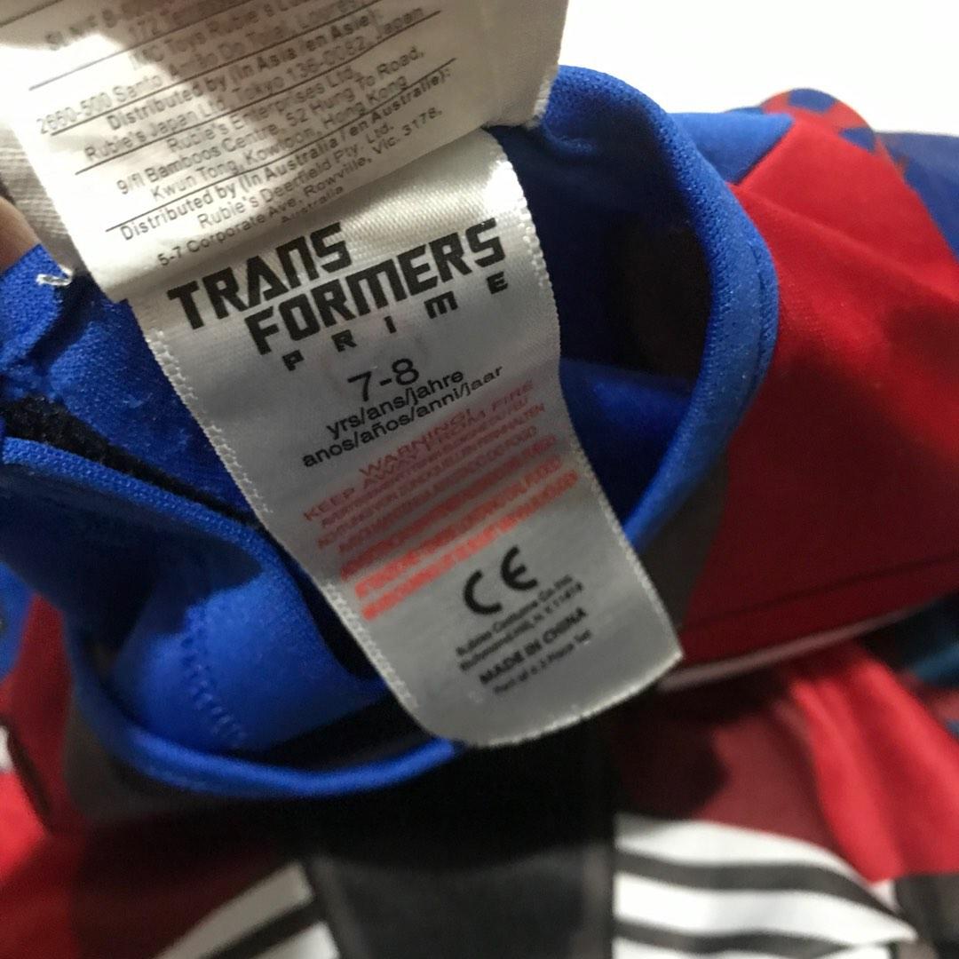 Transformers Optimus Prime Kids Costume, Babies & Kids, Babies & Kids ...