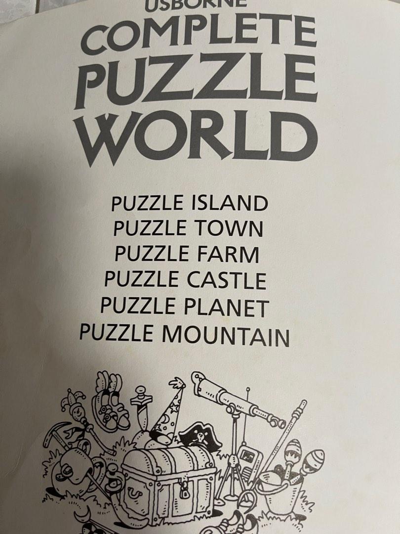 Usborne Complete Puzzle World, Hobbies & Toys, Books & Magazines ...