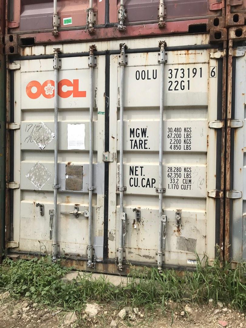 Used Container van, Commercial & Industrial, Construction Tools ...