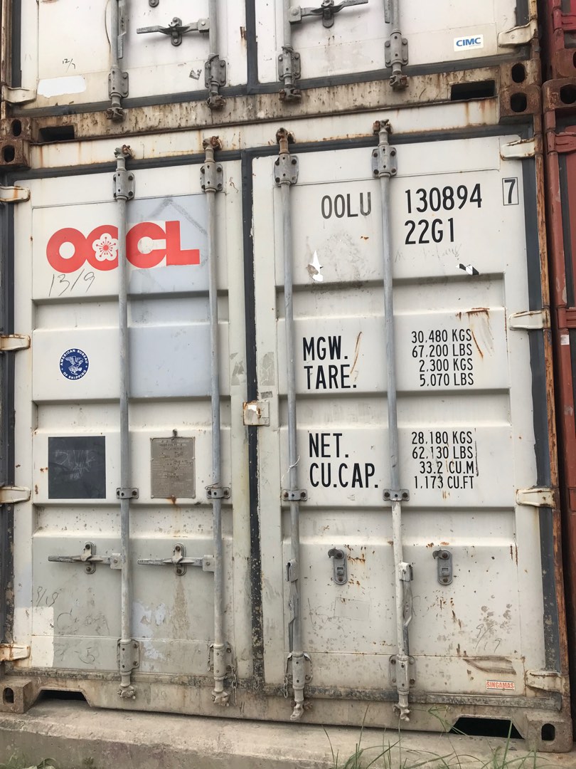 Used Container van, Commercial & Industrial, Construction Tools ...