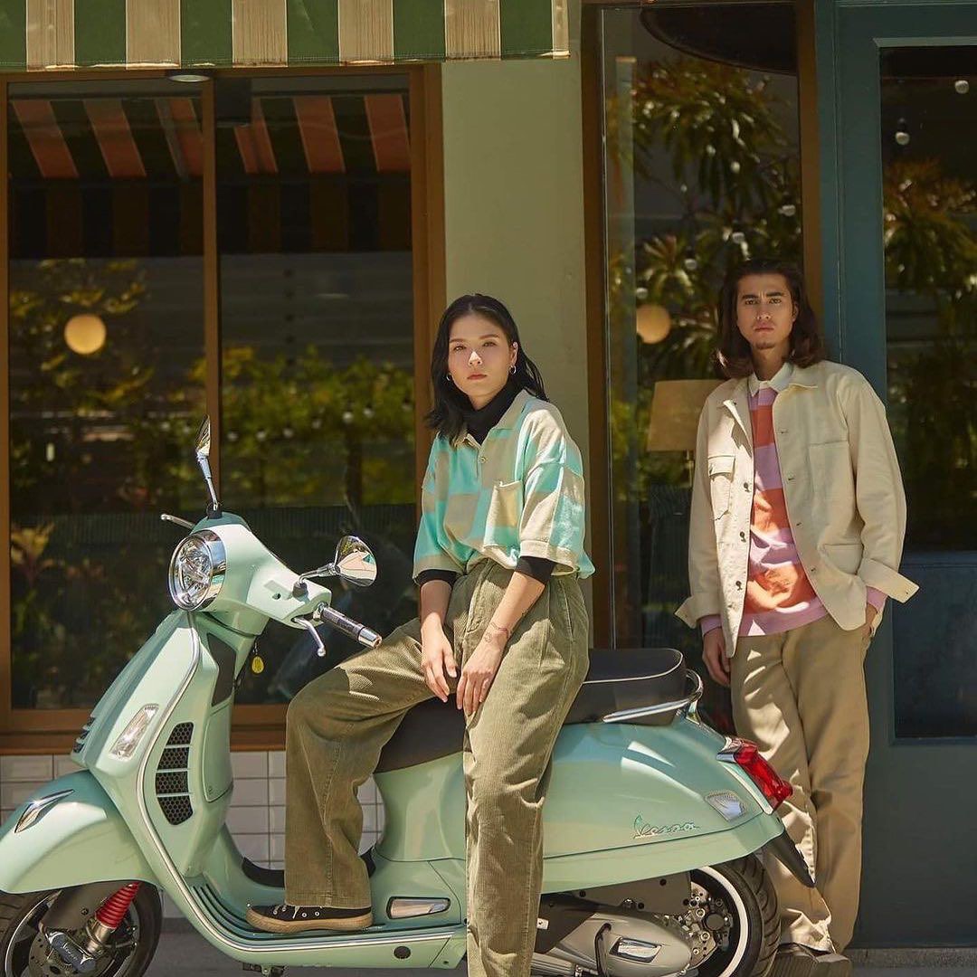 Vespa GTS Super 150 green relax cash dan kredit, Motor di Carousell