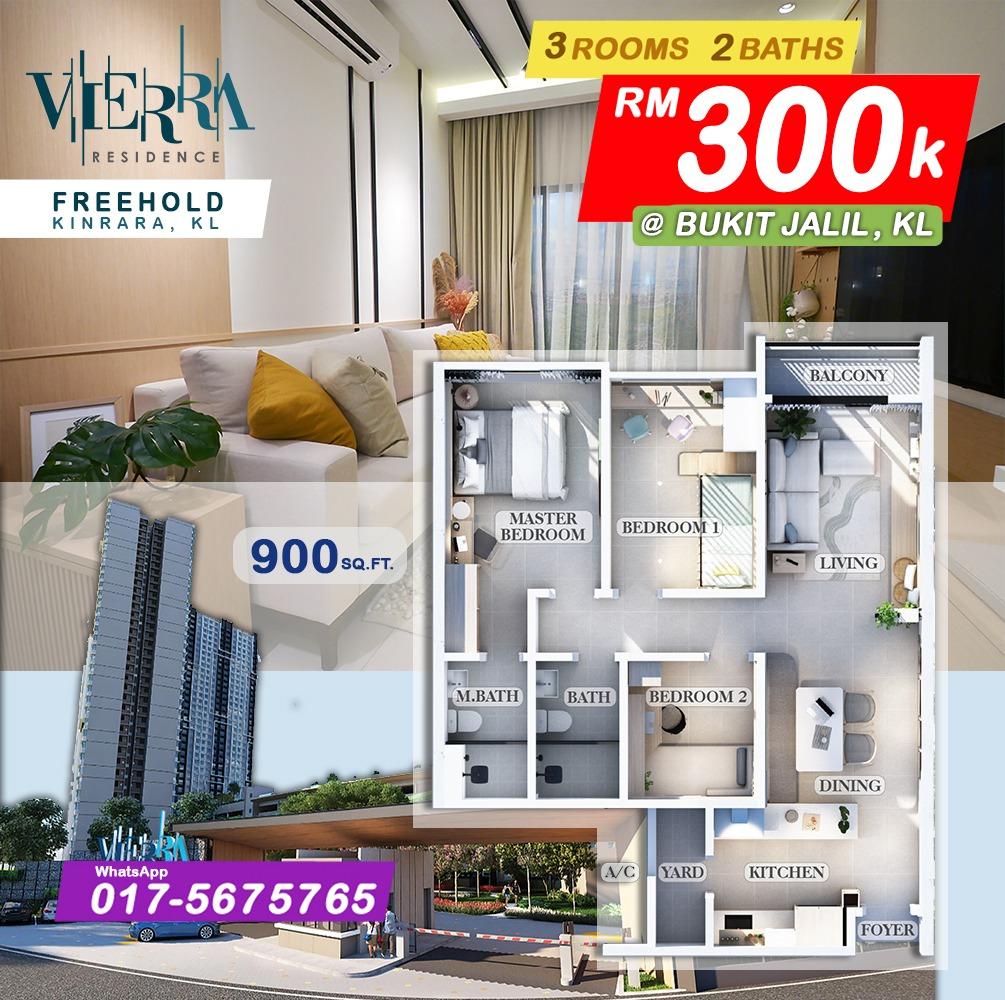 Vierra Residence @ Bukit Jalil / Kinrara Puchong Freehold RUMAWIP KL ...