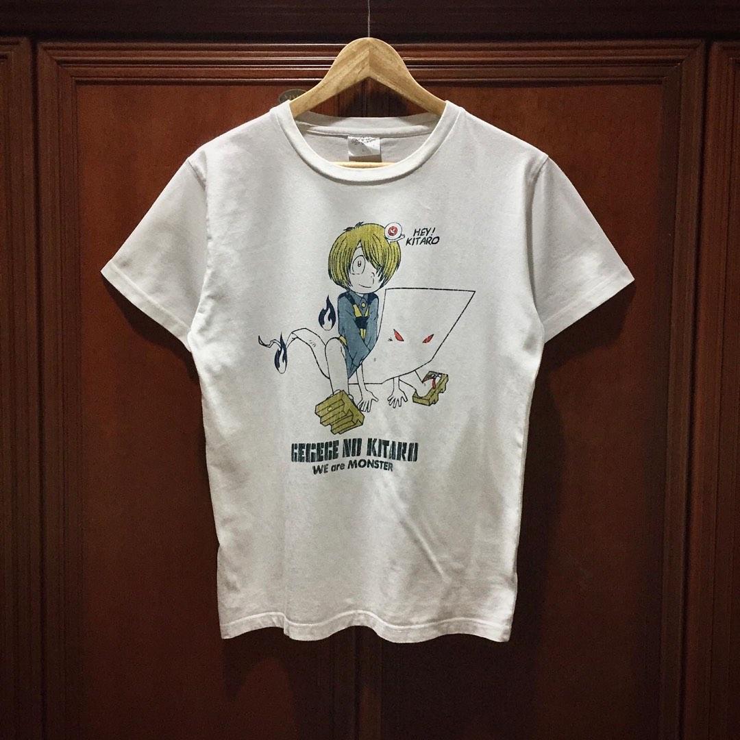 VINTAGE ANIME GEGEGE NO KITARO, Men's Fashion, Tops & Sets, Tshirts ...