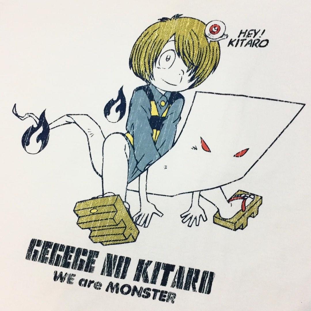 VINTAGE ANIME GEGEGE NO KITARO, Men's Fashion, Tops & Sets, Tshirts ...