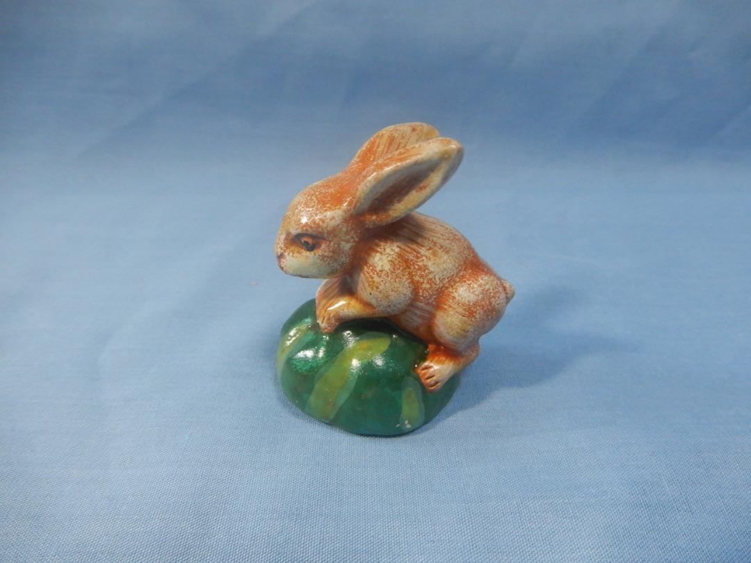 Vintage ceramic rabbits set of 4 circa mid 20th Century retired rarely ...