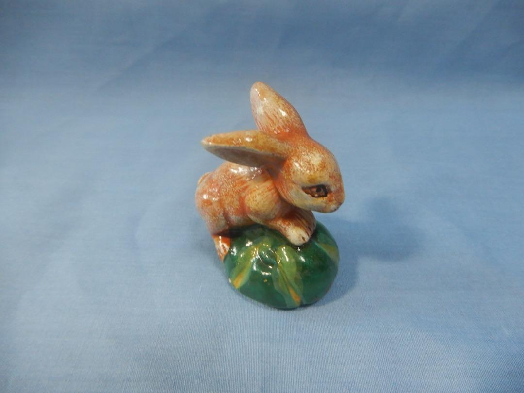 Vintage ceramic rabbits set of 4 circa mid 20th Century retired rarely ...
