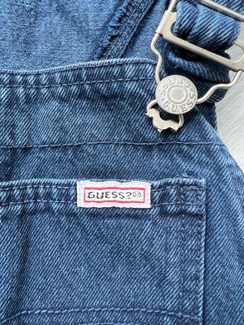 Vintage GUESS denim overalls jumpsuit, Women's Fashion, Coats, Jackets ...