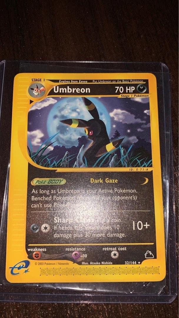 Umbreon Skyridge pokemon card non holo, Hobbies & Toys, Toys & Games on ...