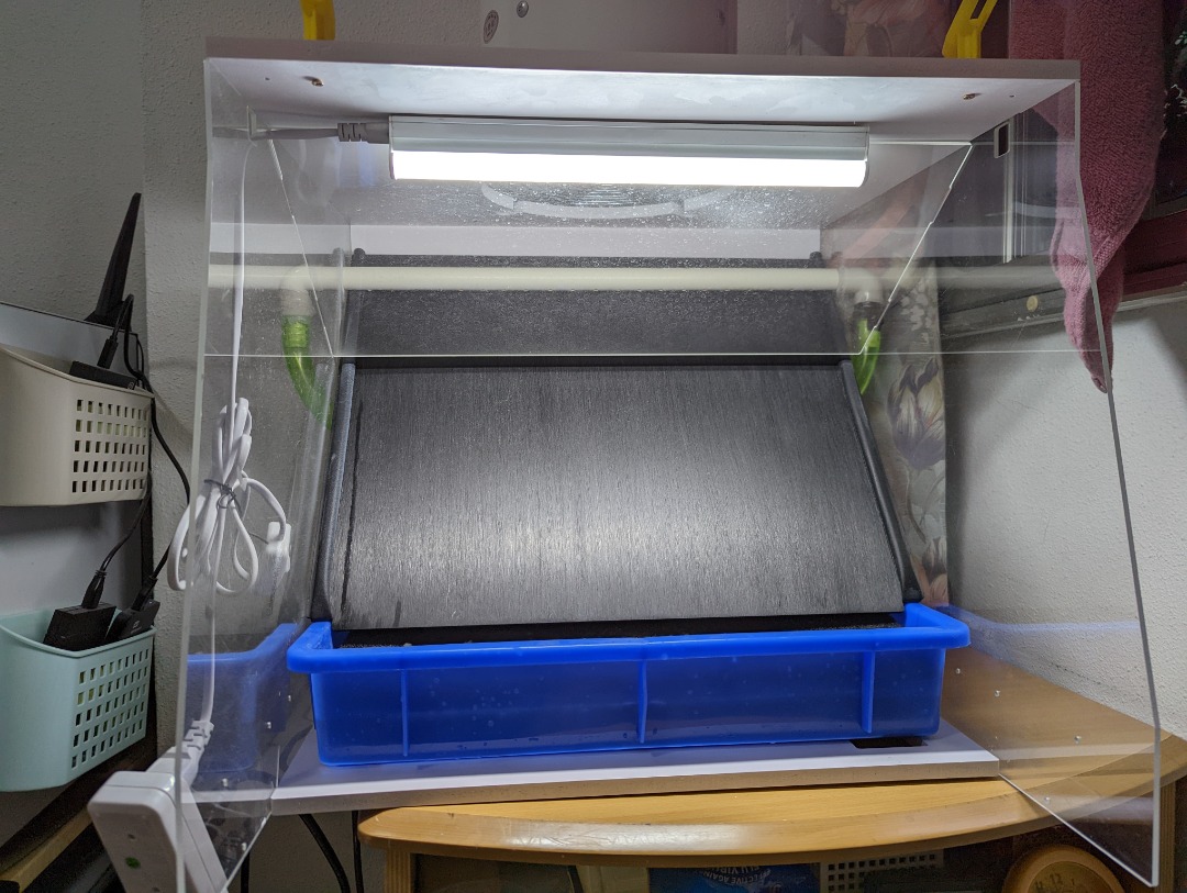 Water curtain paint spray booth, Hobbies & Toys, Toys & Games on Carousell