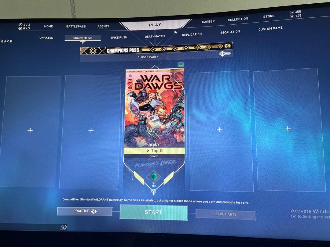 WTS ONLYY SELLING MY VALORANT ACCOUNT (plat 1), Video Gaming, Video ...
