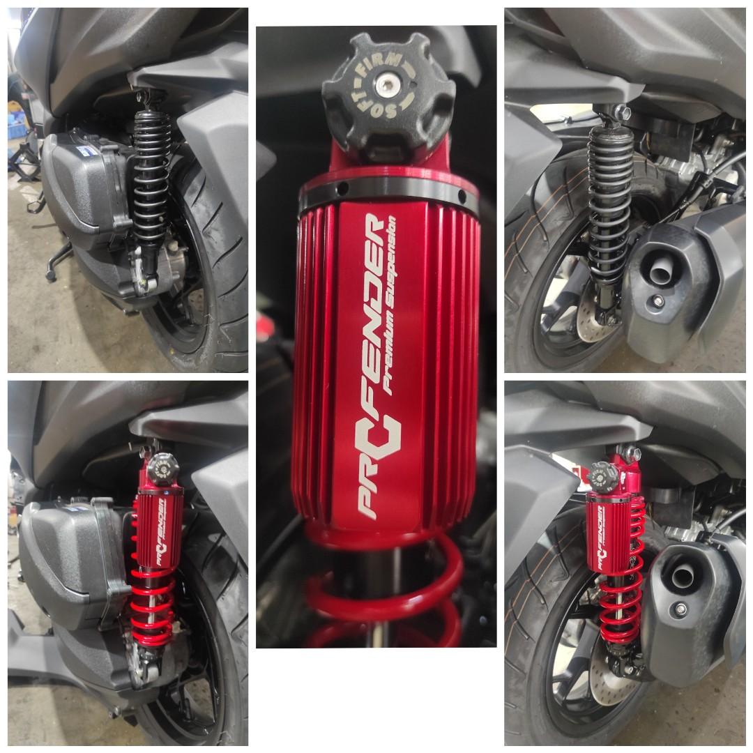 XMAX PROFENDER XSERIES LOWERED RED, Motorcycles, Motorcycle Accessories ...