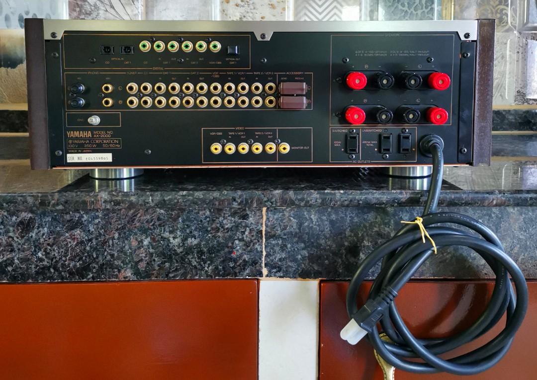YAMAHA AX-2000 AV AMPLIFIER (1990), Audio, Soundbars, Speakers ...