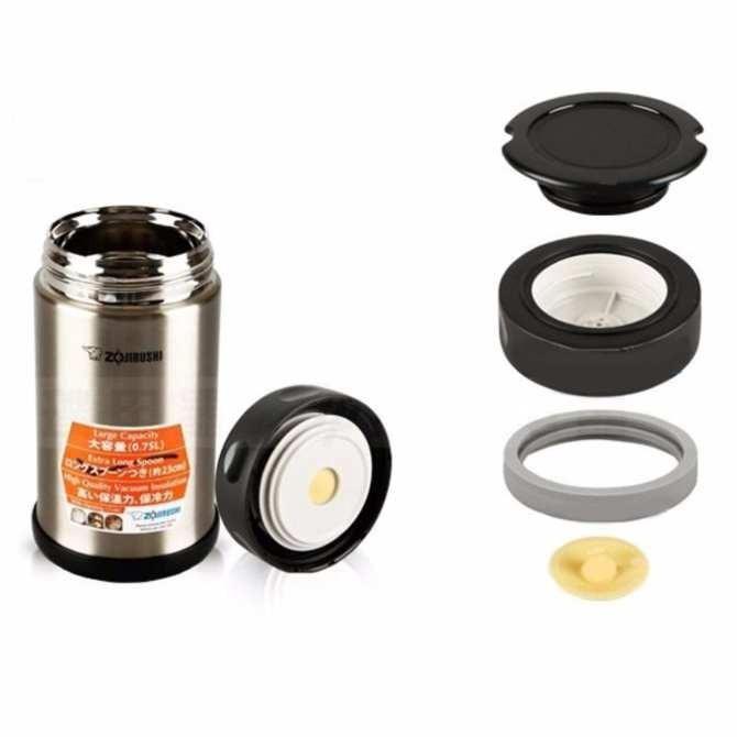 Zojirushi SW-FCE75 0.75L Stainless Steel Food Jar, Furniture & Home Living, Kitchenware ...