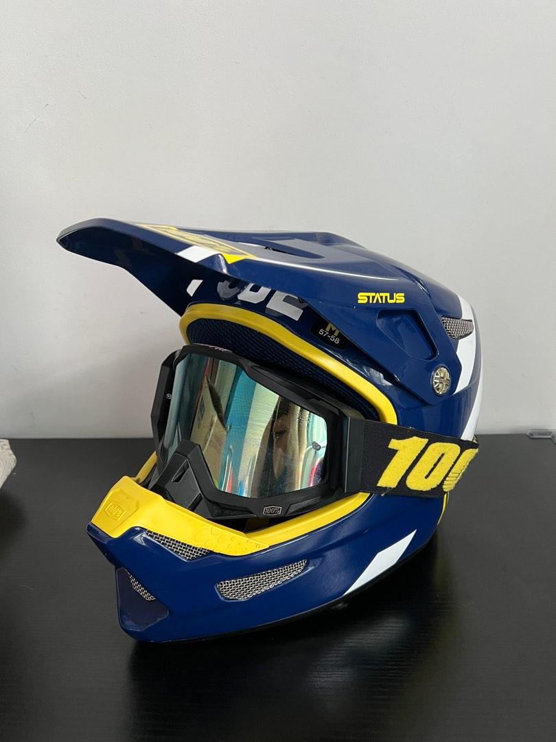 %100 Status Full Face Helmet, Sports Equipment, Bicycles & Parts ...