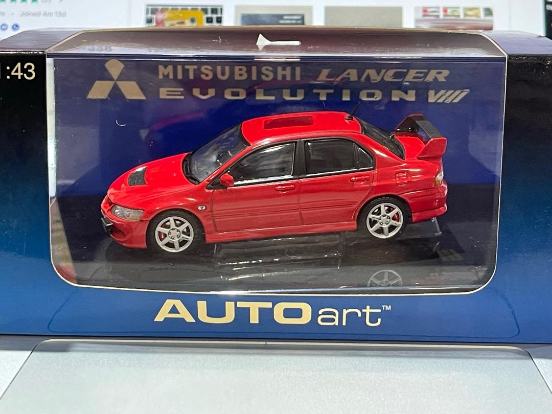 1/43 AUTOart Mitsubishi Lancer Evolution VIII, Hobbies & Toys, Toys ...