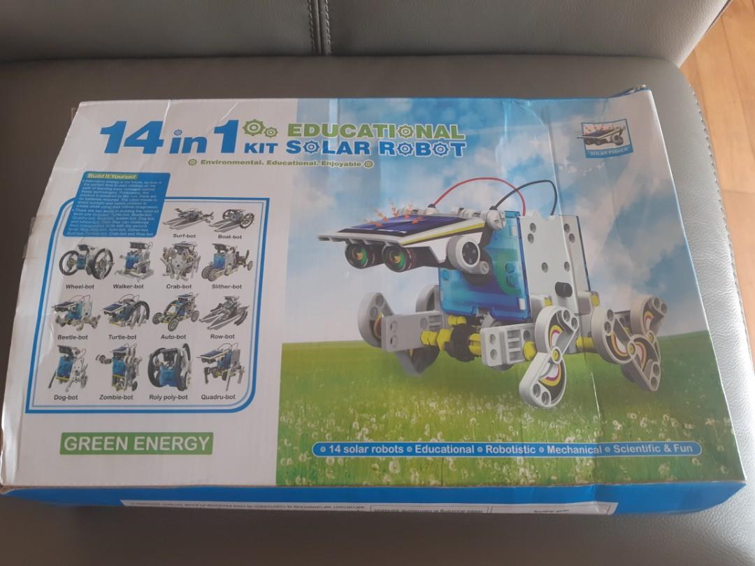 14 in 1 kit educational solar robot, Hobbies & Toys, Toys & Games on ...