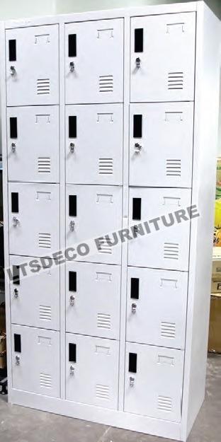 15 Doors Locker Cabinet office partition, Furniture & Home Living ...