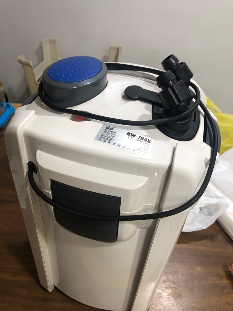 SUNSUN HW-704B UV CANISTER FILTER, TV & Home Appliances, Other Home ...