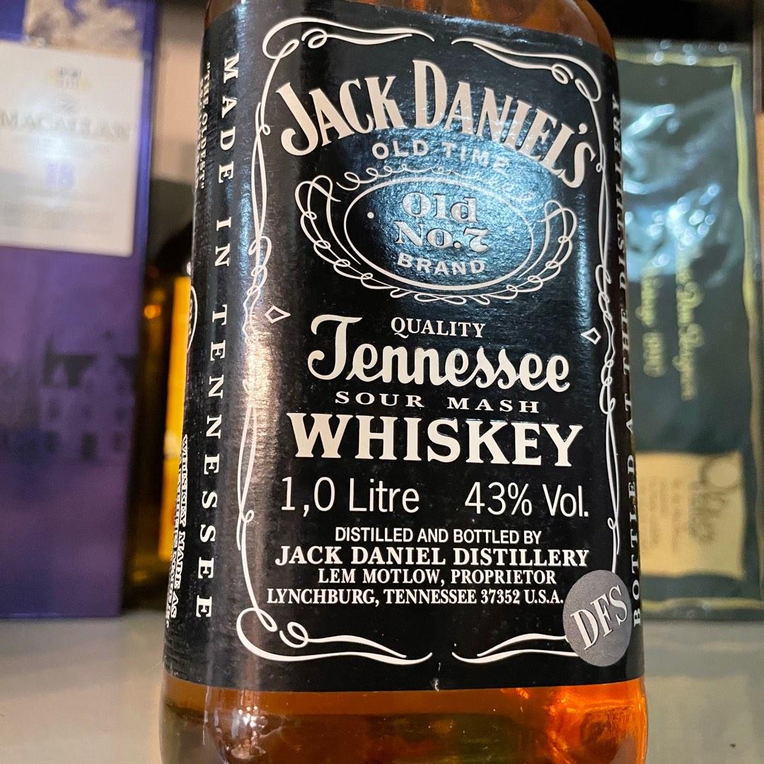 1L Jack Daniel Whiskey Whisky American Bourbon vintage no box 1000ml ...