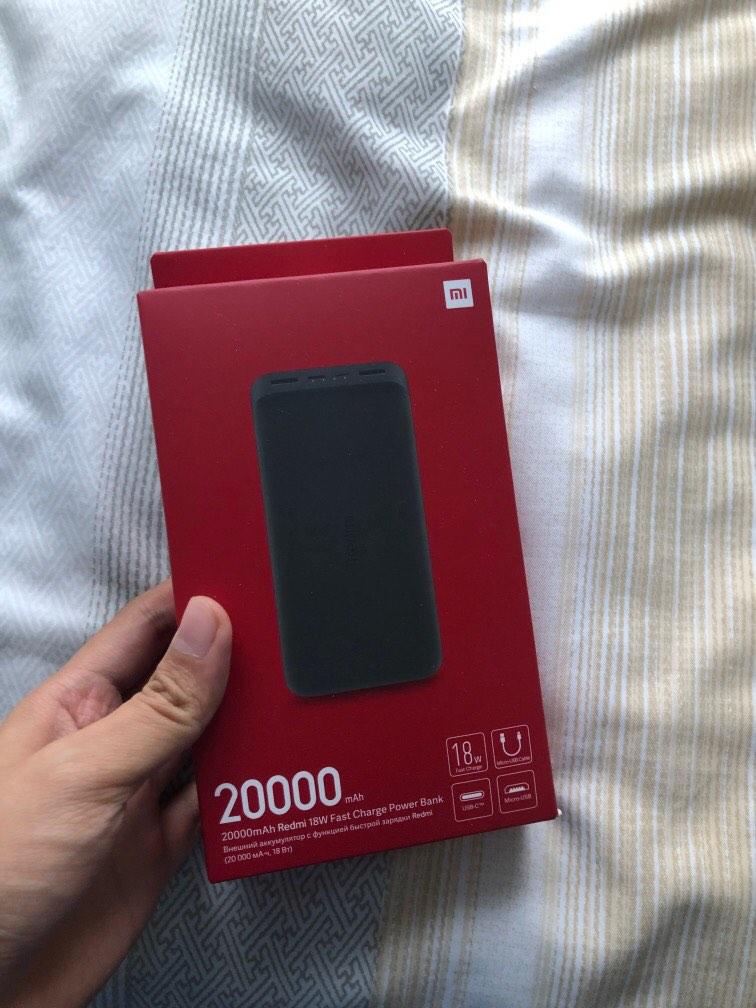20000mAh Redmi 18W Fast Charge Power Bank, Mobile Phones & Gadgets ...