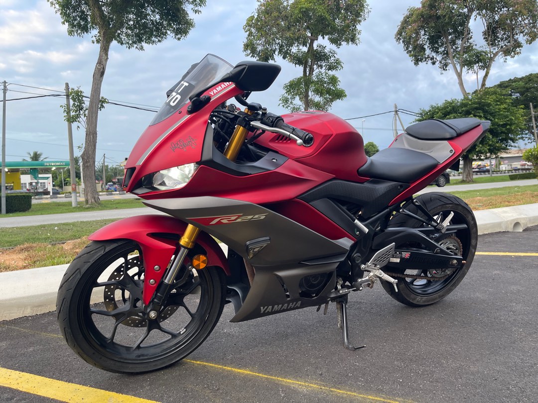 2019 Yamaha Yzf R25 Red Matte (Muka 300) Sc Project Full System . r15 ...