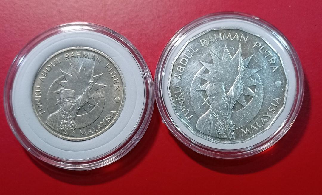 2pcs RM1 & RM25 25 Tahun Merdeka 1957-1982 Tunku Abdul Rahman (Free ...