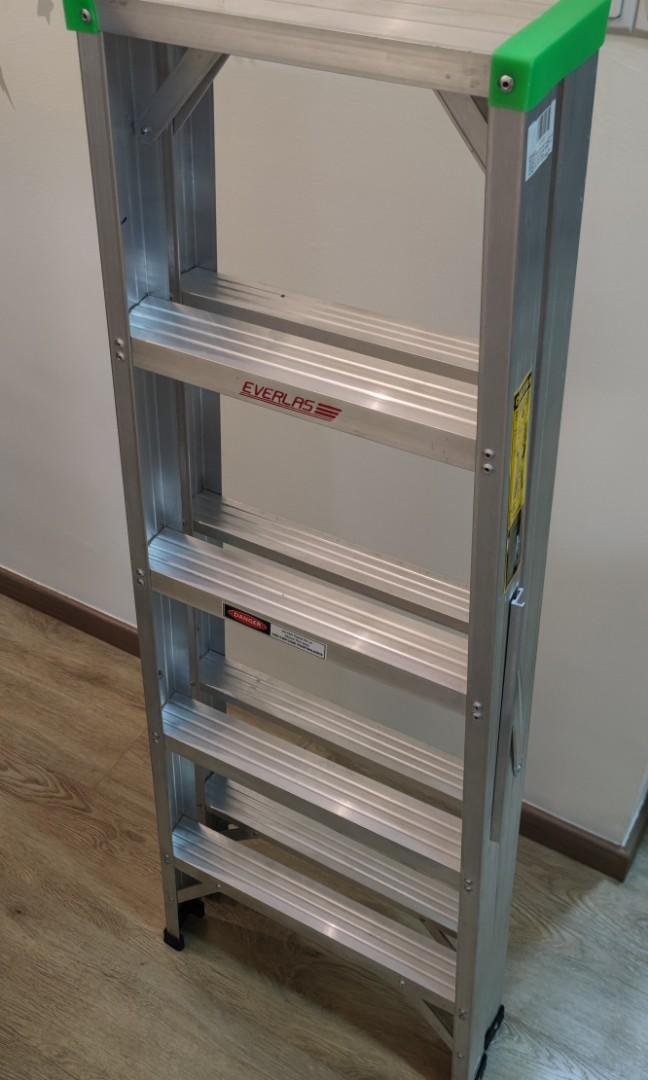 2-sided Aluminum Steps Ladder, Furniture & Home Living, Home ...