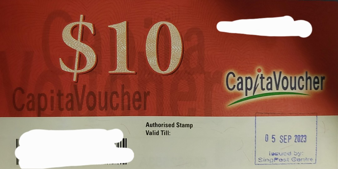 5 x $10 Capital Land Voucher (expire 5 Sep 2023), Tickets & Vouchers ...