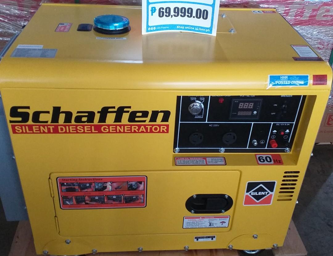 5KVA SILENT GENERATOR.SCHAFEN, Commercial & Industrial, Construction ...