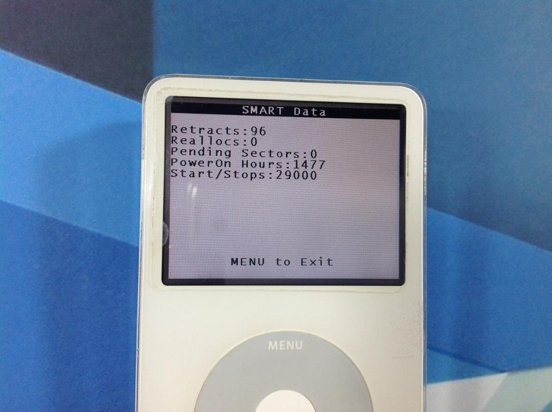 5th 60gb white ipod classic 9sza wolfson dac, Audio, Portable Music ...