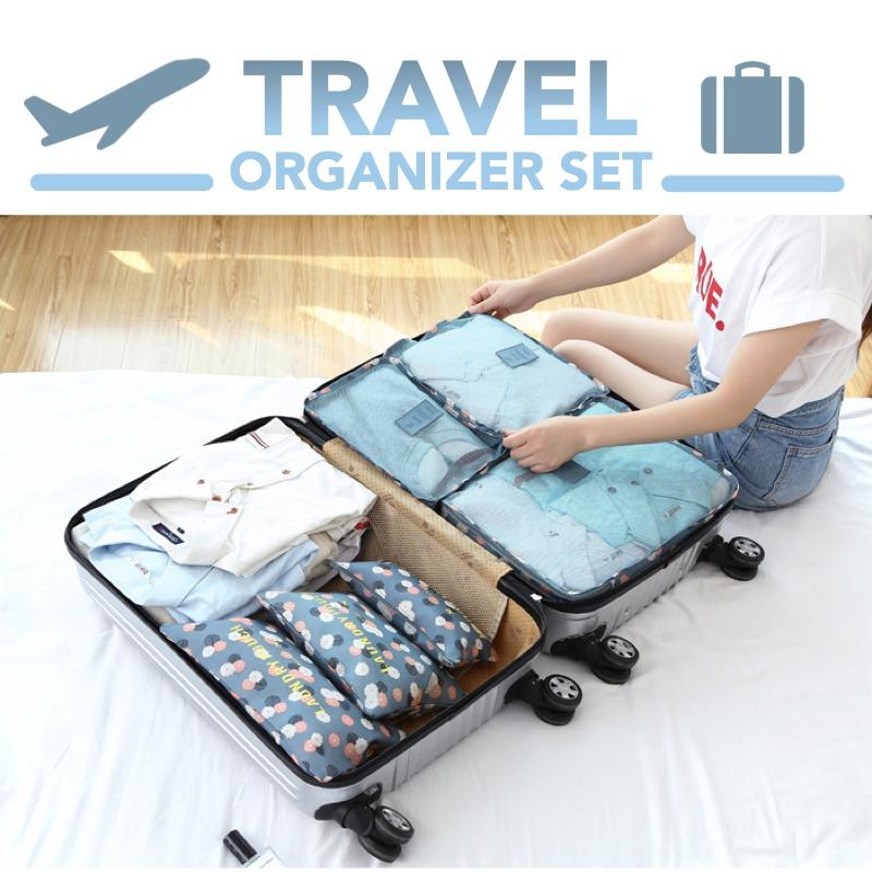 6 Piece Ultimate Traveling Set |Travel Packing Cubes | Luggage ...