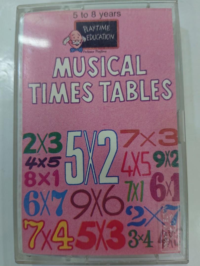 錄音帶 musical times tables, 興趣及遊戲, 音樂樂器 & 配件, 音樂與媒體 - CD 及 DVD - Carousell