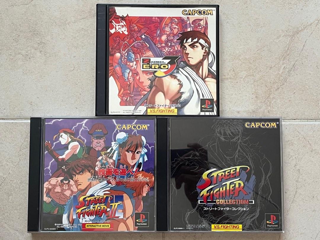 日版 PS CAPCOM STREET FIGHTER II INTERACTIVE MOVIE ZERO 3 COLLECTION 街霸合集 SF2 SF IIX X ZERO 2 少年街霸 ...