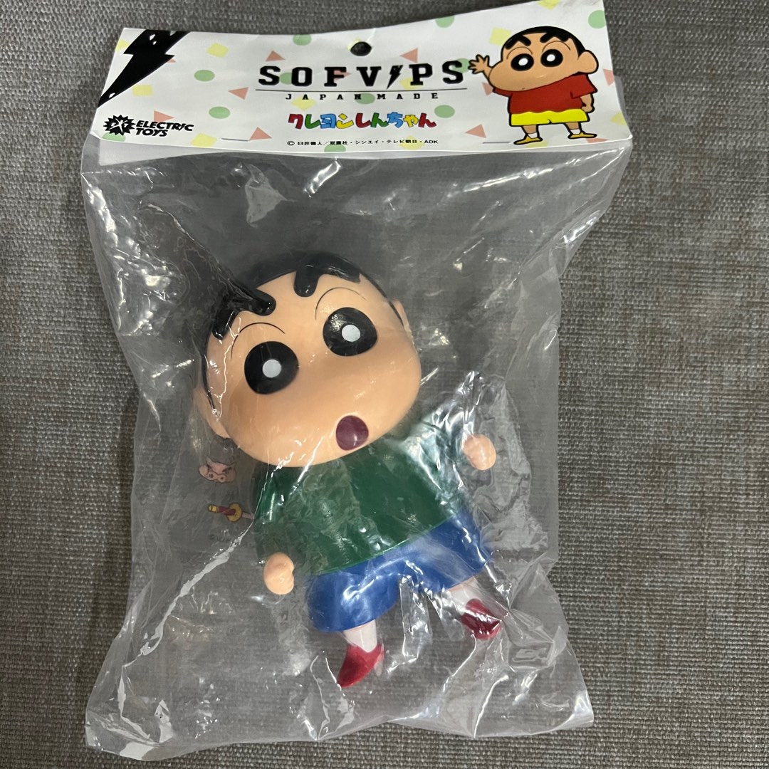 蠟筆小新 sofvips 綠色 全新現貨, 興趣及遊戲, 玩具 & 遊戲類 - Carousell