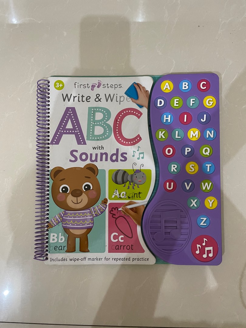 Abc sound book, Buku & Alat Tulis, Buku Anak-Anak di Carousell