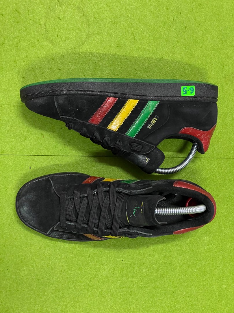 Adidas Campus Rasta, Men's Fashion, Footwear, Sneakers on Carousell