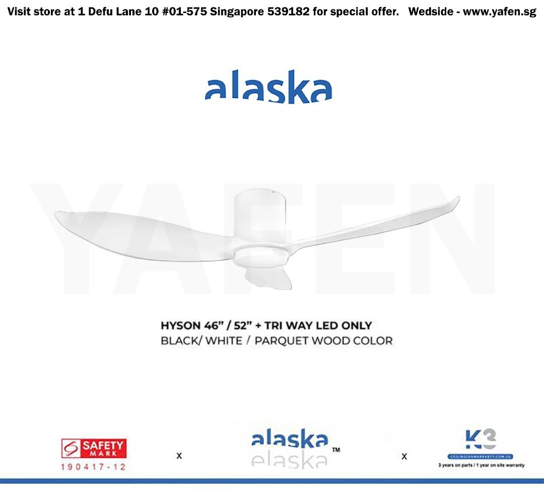 Alaska Hyson Hugger DC Ceiling Fan with LED Light (Special Price In ...