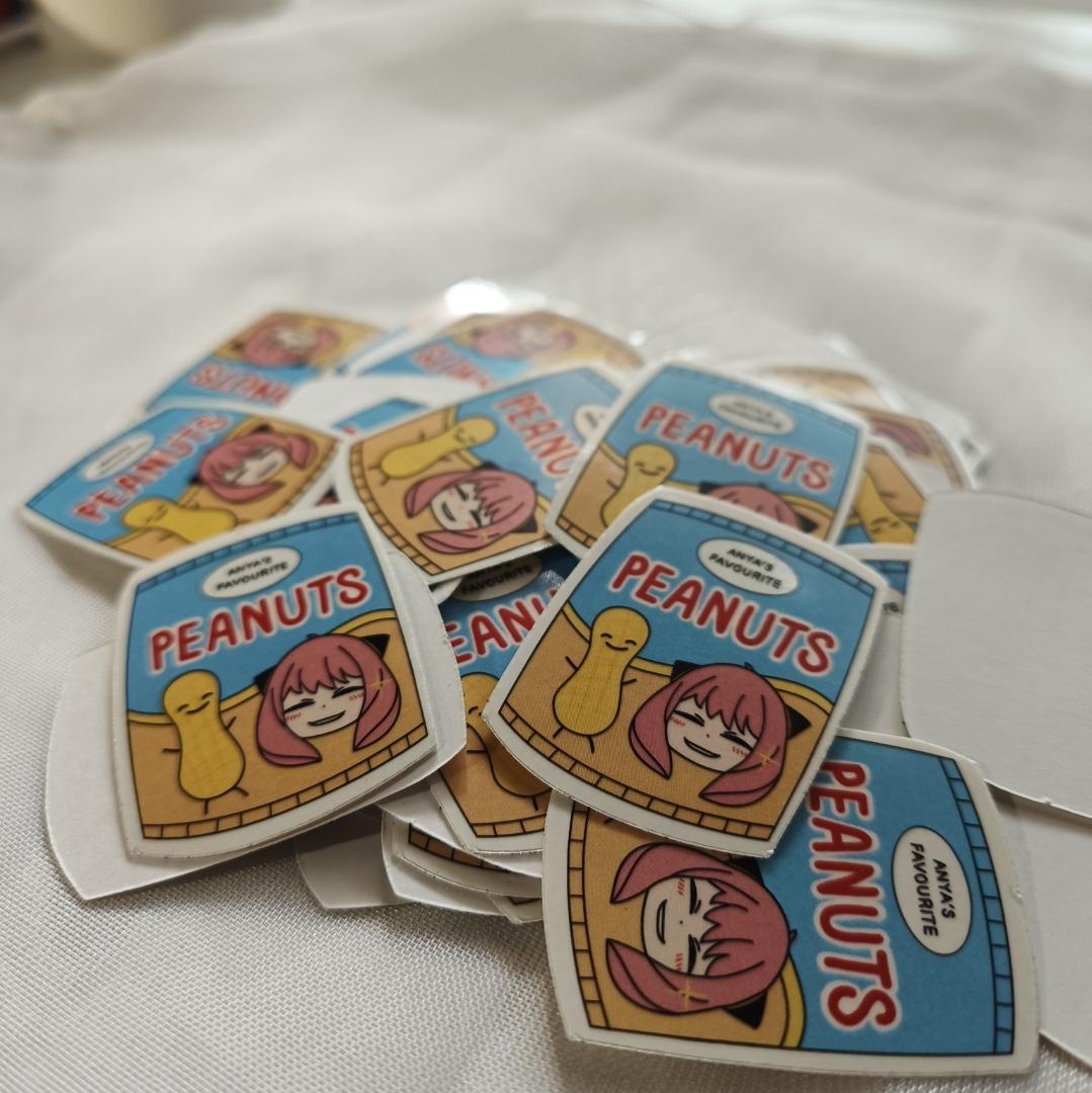 Anya Forger Transparent Stickers (PACK OF 3), Hobbies & Toys ...