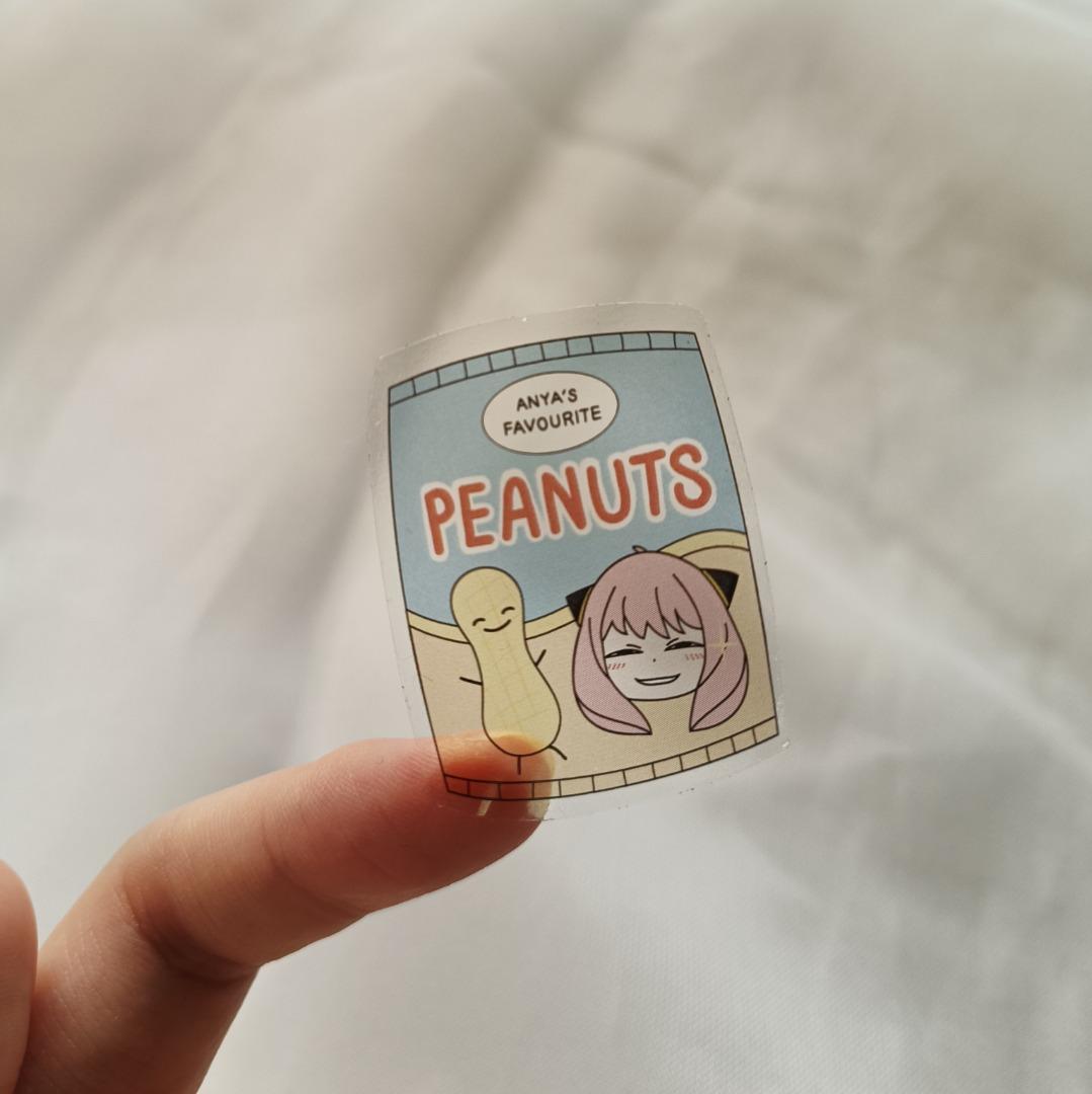 Anya Forger Transparent Stickers (PACK OF 3), Hobbies & Toys ...