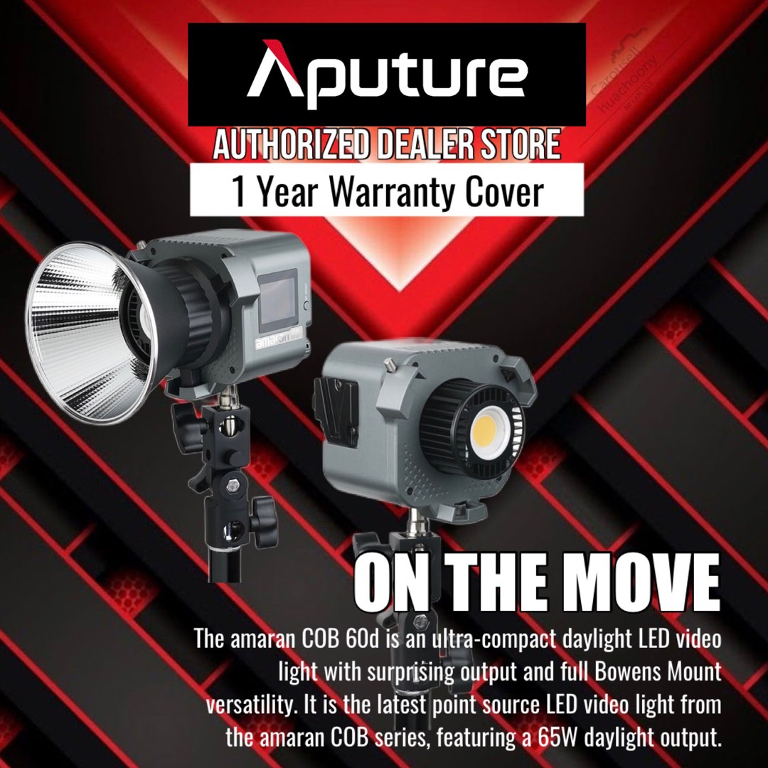 APUTURE Amaran COB 60d Video Light, Photography, Photography ...