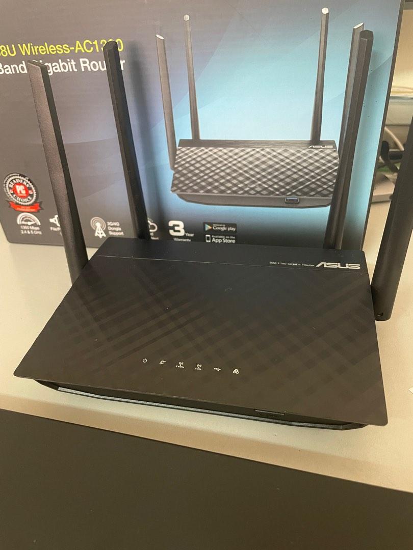 Asus Router: AC58UWireless-AC 1300, Computers & Tech, Parts ...