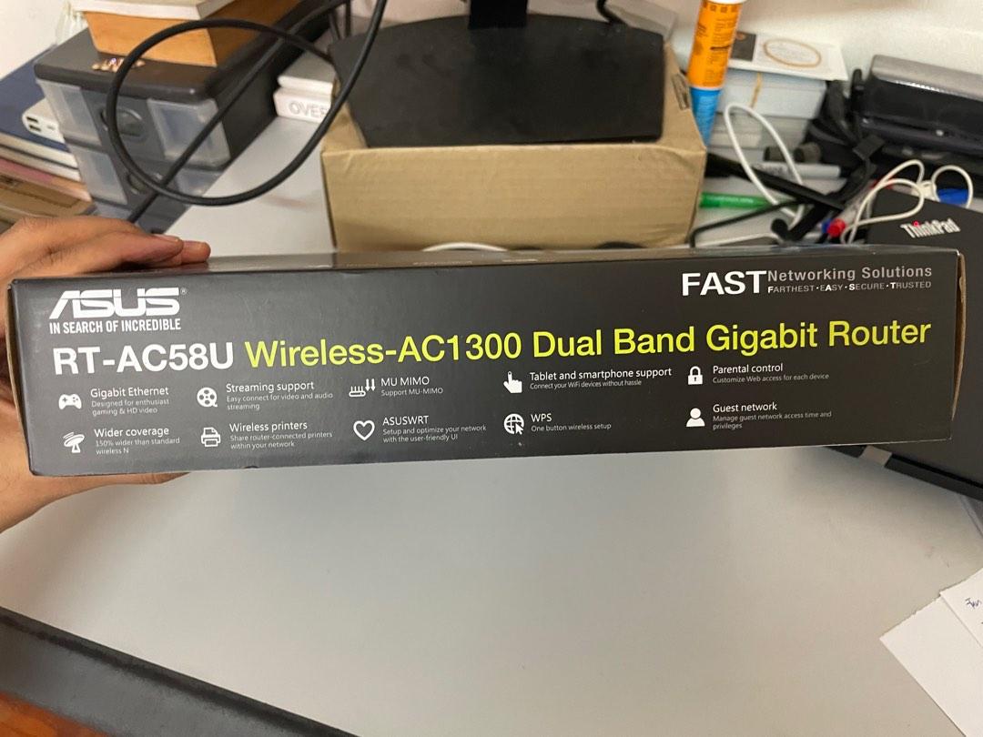 Asus Router: AC58UWireless-AC 1300, Computers & Tech, Parts ...