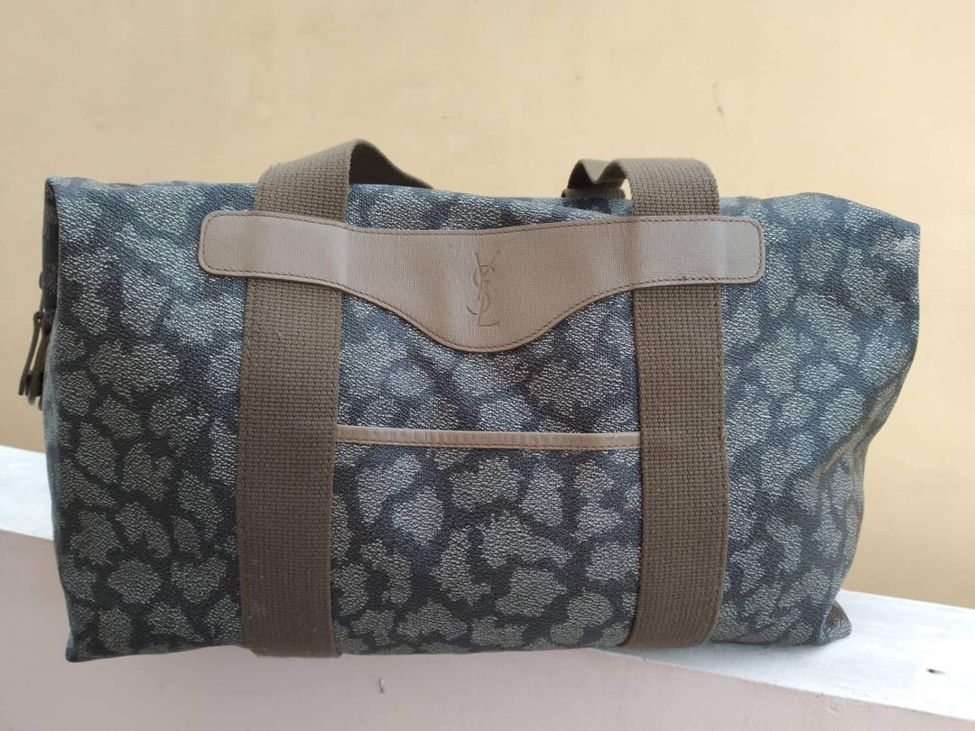 authentic ysl travel bag, Luxury, Bags & Wallets on Carousell