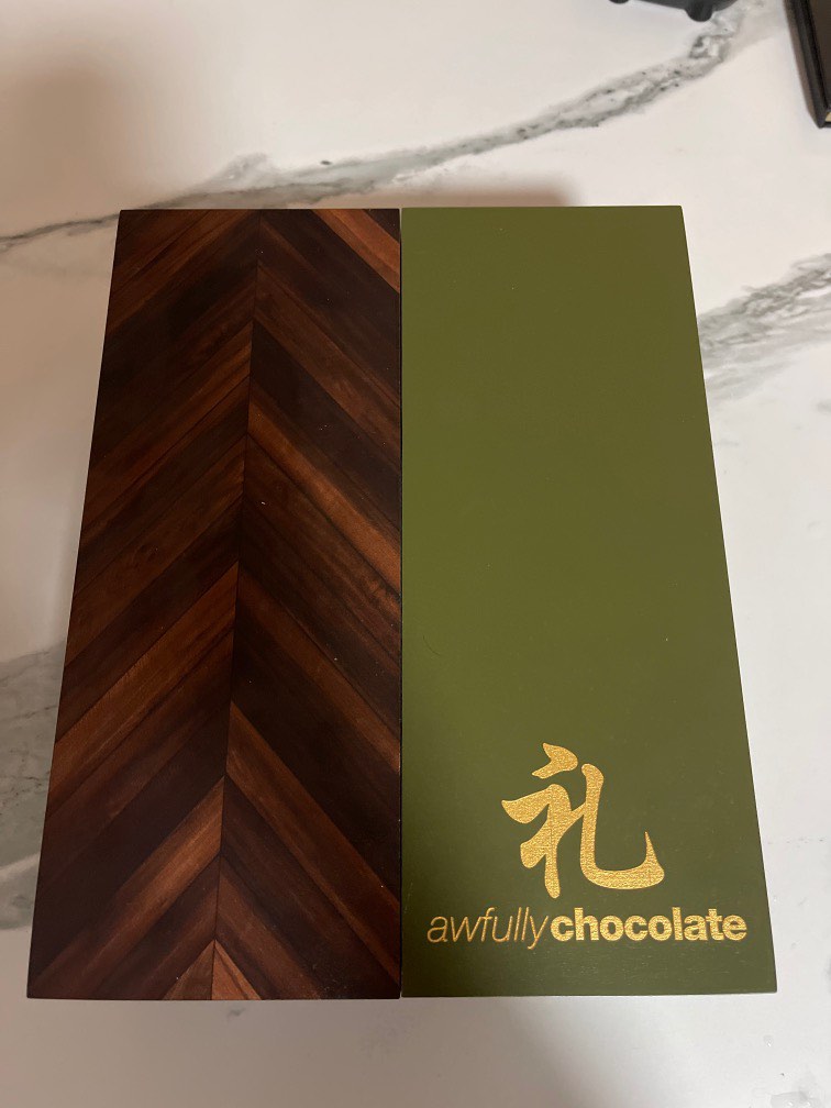 Awfully Chocolate Mooncake Box, Everything Else on Carousell